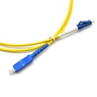 China Single Mode Simplex 2M SC/UPC-LC/UPC Optical Fiber Jumper for sale