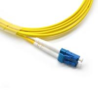 China LC to LC Fiber Patch Cable SM LC-LC Duplex Single Mode 9/125um Low Insertion Loss for sale