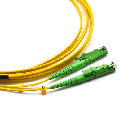 China E2000 to LC Single Mode Fiber Patch Cord 9/125um Simplex Low Insertion Loss for sale