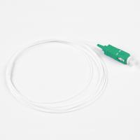 China SM 12 Cores 0.9mm SC APC Fiber Optic Pigtail Cable 1M Single Mode for sale