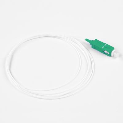 China SM 12 Cores 0.9mm SC APC Fiber Optic Pigtail Cable 1M Single Mode for sale