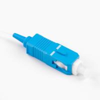 China SC UPC Single Mode Simplex 0.9mm 1.5M Fiber Optic Patch Cable Pigtail for sale