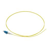 China Single Mode 1.5M Simplex LC UPC 0.9MM Fiber Optic Pigtail for sale
