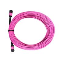 China 12 Core Male MPO Trunk Cable Multimode MTP Patch Cord 40G 100G for sale