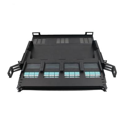 China Multimode 24 Cores 40G Fiber Pluggable MPO MTP Cassette for sale