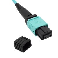 China 12F OM3 Data Center 12 Core MTP MPO Patch Cord for sale