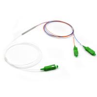 China SC/APC 1310/1550nm 50/50 1x2 FBT Fiber Optic Coupler Splitter for sale