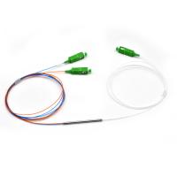China SC/APC 1310/1550nm 50/50 1x2 FBT Fiber Optic Coupler Splitter for sale