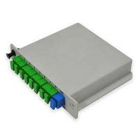 China 1x8 PLC Splitter SC APC Connectors Fiber Optic Cassette for sale