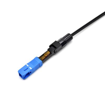 China Single Mode FTTH SC/UPC Fiber Optic Fast Connector for sale