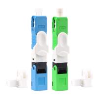 China Singlemode FTTH ESC250D SC APC Fiber Optic Fast Connector for sale