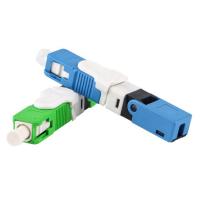 China ESC250D SC UPC Fast Connector FTTH Fiber Optic Quick Connector for sale