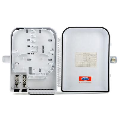 China ABS 16 Ports FTTH Fiber Optic Termination Box with 1x16C Splitter 265mm for sale