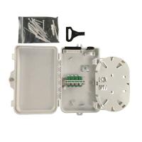 China 6 Core Small Splitter Box 6 Ports FTTX Fiber Optic Distribution Box for sale