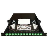 China ODF 1U Optical Fiber Terminal Box Rack Mount Patch Panel for sale