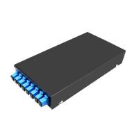 China FTTX Network SC 8 Port Patch Panel Wall Mount Fiber Optic Terminal Box for sale