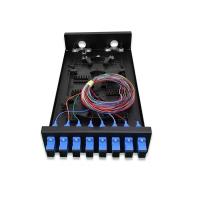 China FTTX Network SC 8 Port Patch Panel Wall Mount Fiber Optic Terminal Box for sale
