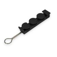 China FTTH Drop Fiber Plastic Flat Cable Clamp Fiber Optic Accessories for sale
