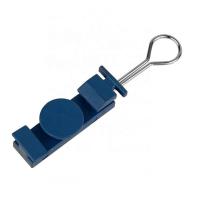 China FTTH Drop Fiber Stainless Steel Anchoring Wire Tension Clamp 220mm 1.5kN for sale