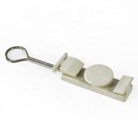 China FTTH Drop Fiber Stainless Steel Anchoring Wire Tension Clamp 220mm 1.5kN for sale