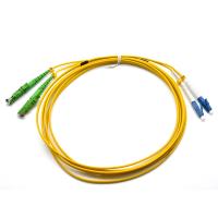 China E2000 to LC Single Mode Fiber Patch Cord 9/125um Simplex Low Insertion Loss for sale