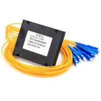 China SC 1M ABS Box Type PLC Fiber Optic Splitter for sale