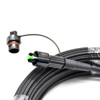 China IP68 SC APC 1F G657A2 Fiber Drop Cable Pigtail 100m for sale