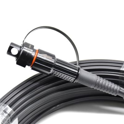 China FTTH Pre Connectorized Drop Cable Pigtail Mini SC APC Outdoor Flat 2.0x5.0mm for sale