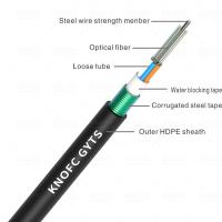 China 24core HDPE Armoured Fiber Optical Cable Underground Buried for sale