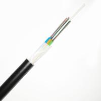 China GYFTY G652D 48core Aerial Optical Fiber Cable FRP HDPE for sale