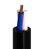 China Aerial Optic Cable ASU80 12FO G652D LSZH ANATEL Certified 8mm 70kg/km for sale