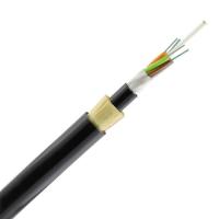 China HDPE 24 Core ADSS Fiber Optic Cable Outdoor Self Support Aerial 10mm Diameter 1000m Span for sale