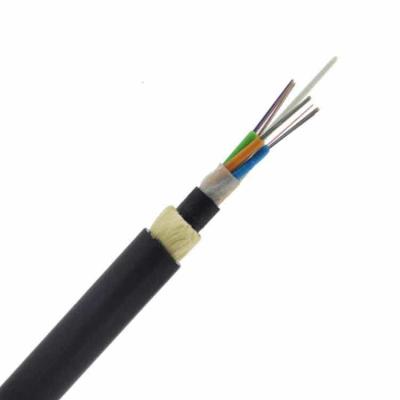 China Multimode 24 Core Aramid Yarn ADSS Fiber Cable 200-1000m HDPE for sale