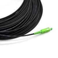 China Outdoor Fiber Corning 5.0mm FTTH Drop Cable Mini SC APC for sale