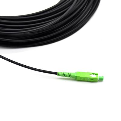 China FTTH Outdoor Pre Connectorized Drop Cable SC APC G657A2 for sale
