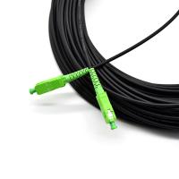 China FTTH Outdoor Pre Connectorized Drop Cable SC APC G657A2 for sale