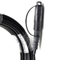China SC APC FTTH Drop Cable OptiTap Compatible 2.0x5.0mm Outdoor LSZH for sale