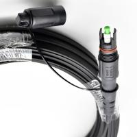 China 1 Strand HDPE SC APC Horizontal Drop Cable G657A2 50m 100m for sale