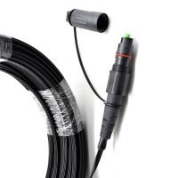 China 1 Strand HDPE SC APC Horizontal Drop Cable G657A2 50m 100m for sale