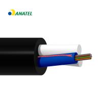 China 12FO Singlemode G652D Outdoor Aerial Optic Fiber Cable 8mm Diameter Anatel for sale