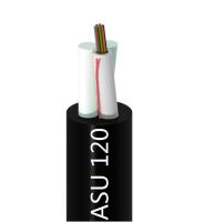 China FRP 24core G652D Single Mode Optical Fiber Cable Aerial ASU80 for sale