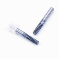 China Composite Coating Carbide Thread Milling Cutter  Multiple Teeth For Hard Material for sale