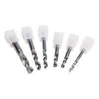 China Tungsten Carbide Twist Drill Bits 3XD Smooth With Shank Chamfering for sale