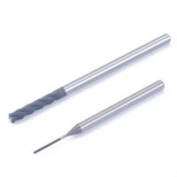 China Diamond Coating Carbide Flat End Milling Cutter For Graphite Processing for sale