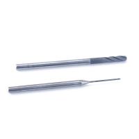 China Diamond Coating Carbide Ball End Milling Cutter For Graphite Processing for sale