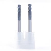 China Ball Nose Carbide End Milling Cutters Diamond Coating For Graphite Processing for sale