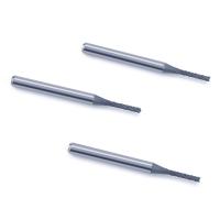 China 3.175mm Carbide Corn Milling Cutter CNC Router Fish Tail Bits For PCB Machining for sale