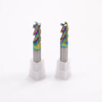 China Drow Carbide End Mill Drills And Customized Corner Radius Inner R Cutter With DLC Coating for sale