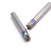 China Drow Carbide End Mill Drills And Customized Corner Radius Inner R Cutter With DLC Coating for sale
