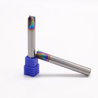 China Drow Carbide End Mill Drills And Customized Corner Radius Inner R Cutter With DLC Coating for sale